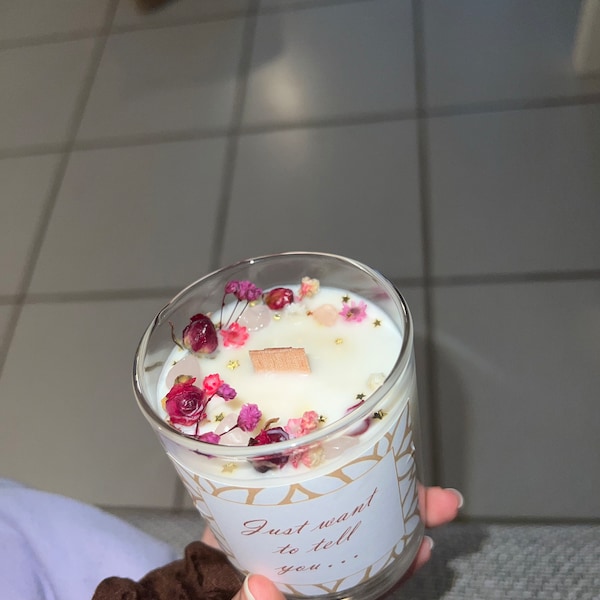 Secret Message Candle, Custom Candles Hidden Message, Surprise Candle ...