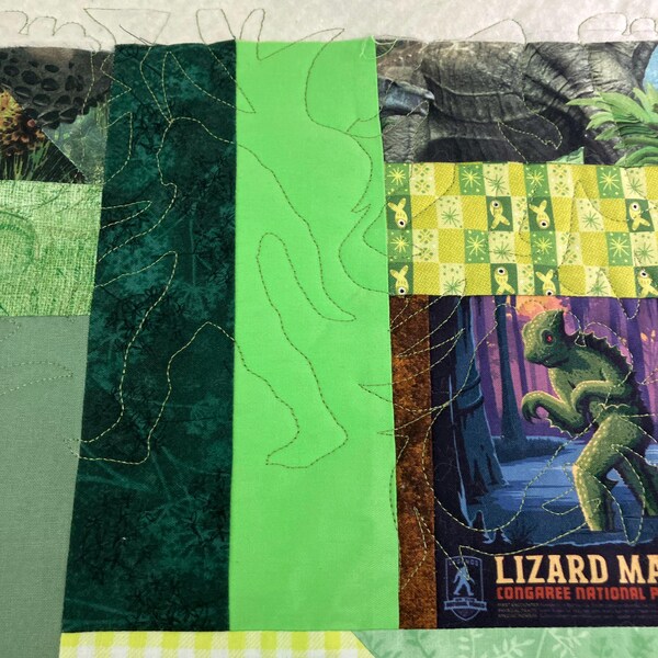 Sasquatch (bigfoot) E2E - Longarm Digital Quilting Pattern Edge to Edge ...