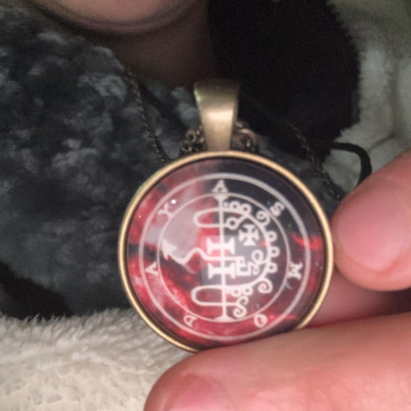 Secret Seal of Solomon Necklace, Seal of Solomon Amulet Talisman, King ...