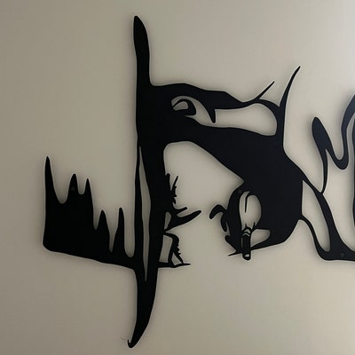 Abstract One/single Line Drawing Aesthetic Metal Wall Art/ - Etsy