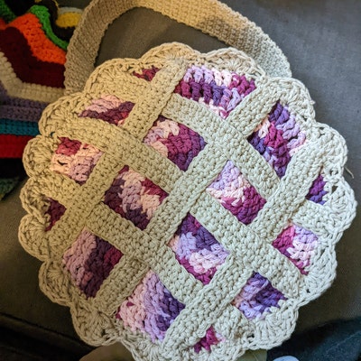 Cherry Pie Purse Crochet Pattern Cottagecore Nature Woodland - Etsy