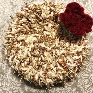 Cactus Dish Scrubby Pattern, Crochet Pattern, Crochet Scrubby, Beginner ...