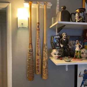 Vertical Baseball Bat Display Rack for Regular Bats priced by | Etsy