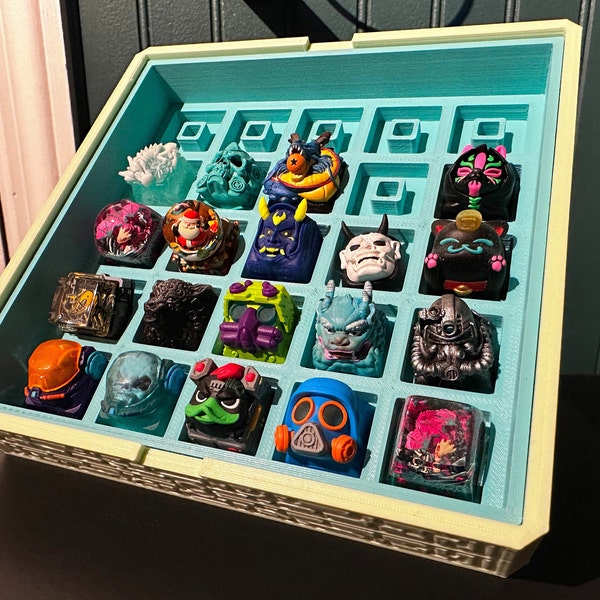 ANOMALY 6x6 [36 Slot] Artisan Keycap Box (with Stem Guides) - Etsy