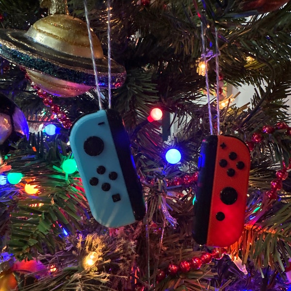 Miniature Nintendo Switch Joycons Perfect as Ornaments or Other ...