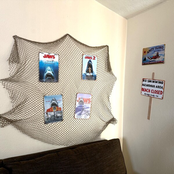 Authentic Used Fishing Net - Old Vintage Fish Netting - Commercial ...