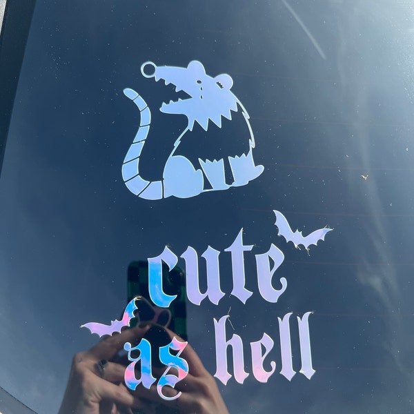 Holographic Moon Phase Decal, Moon Car Decal, Astrology Decal, Witchy ...