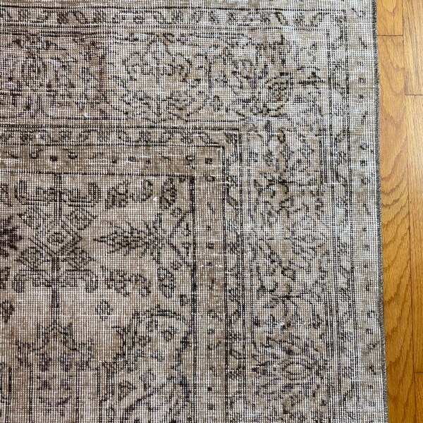 6x10 Natural Rug, Vintage Red Rug, İnterior Design Rug, Antique Hand ...