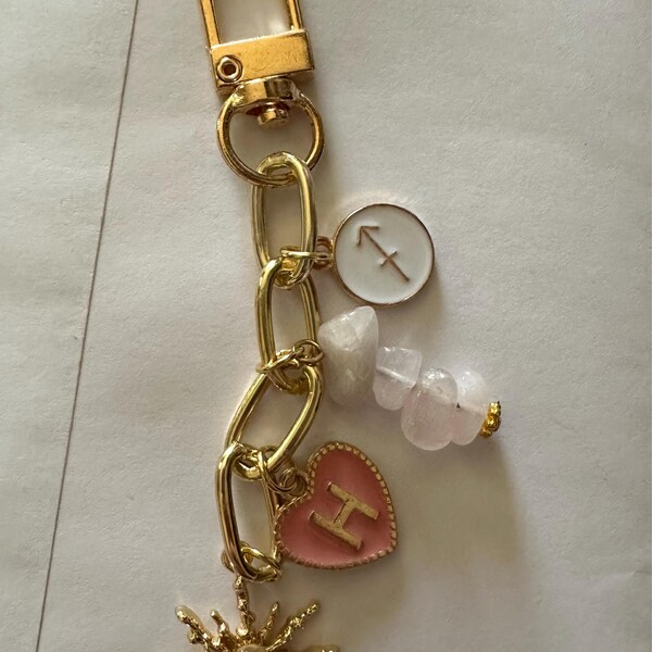 Charm Keychain, Custom Charm Car Keychain, Purse Chain Accessory ...