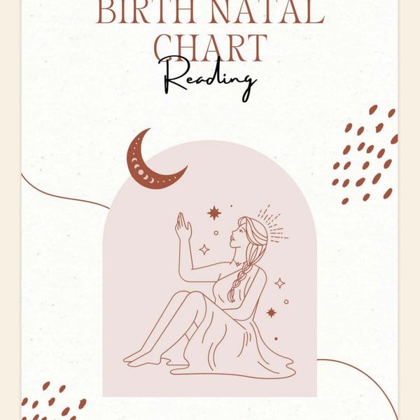 In Depth Natal Chart Reading, Birth Chart Astrology Reading, Full ...