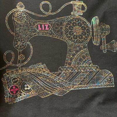 Vintage Mandala Sewing Machine. Printable Zentangle Coloring Page ...