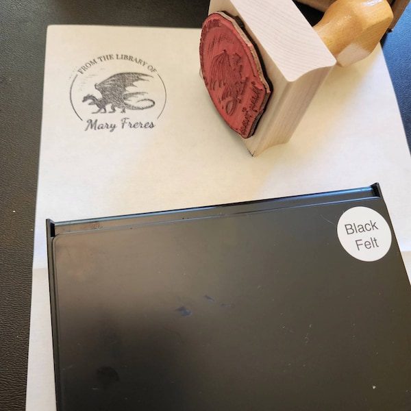 Cat Custom Book Embosser, Library Stamp Book Stamp, Self Inking, From ...