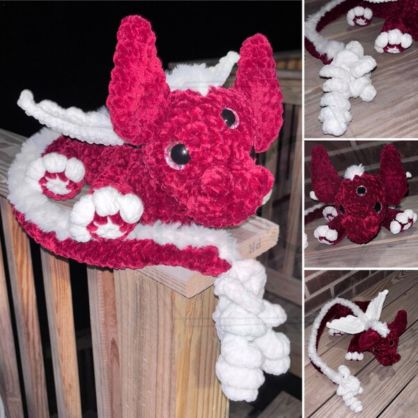 Jupiter the Dragon | PDF Crochet Amigurumi Pattern - Etsy