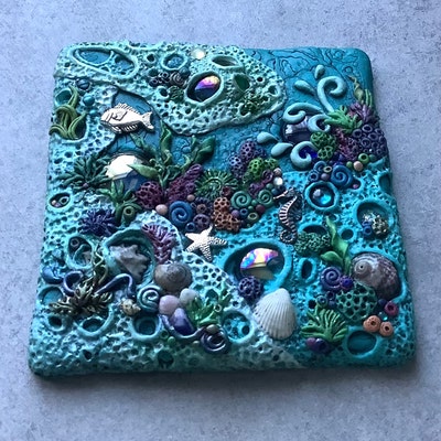 Tiny Textured Tiles, A Polymer Clay PDF Tutorial, Inchie Tiles - Etsy