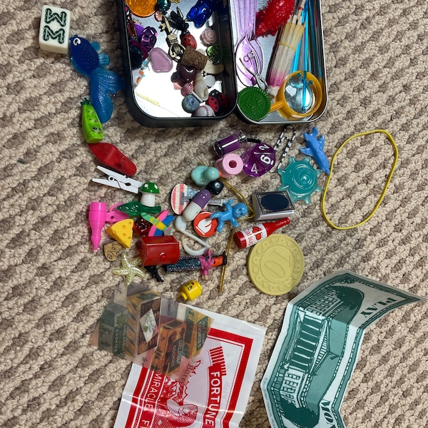 Treasure Trinket Tins Stuffed to the Brim With Tiny Things (perfect ...