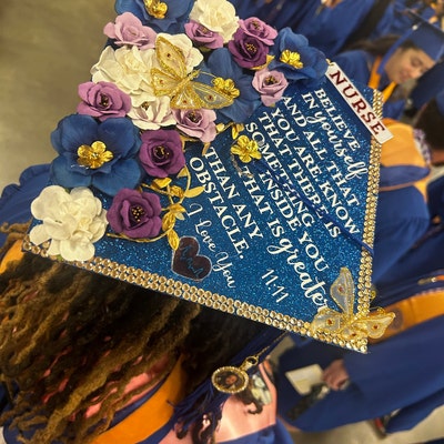 Graduation Cap Glitter Base - Etsy