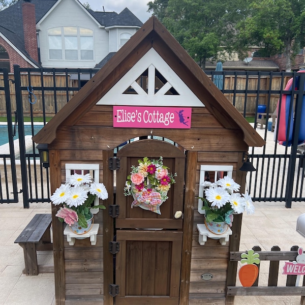 Custom Playhouse Sign for Kids | Clubhouse, Fort, Playroom, Bedroom ...