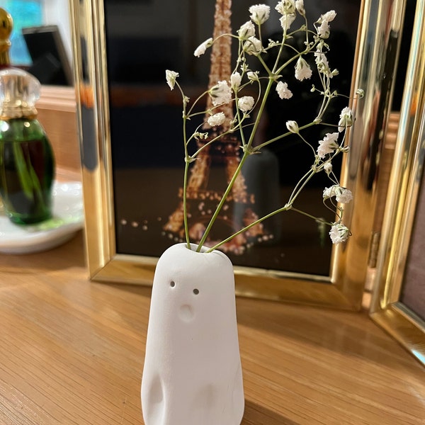 Ghost Tiny Vase / Handshaped Halloween Gift / Halloween Decor / Ghost ...