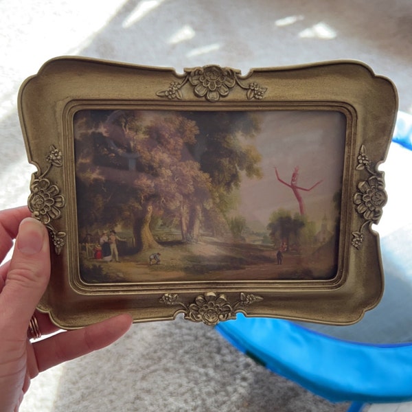 11 by 14 messy Last Supper Altered Thrift Store Art Print - Etsy