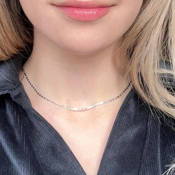 2.7-5.0mm Laser Cut Rope Chain Necklace Men Women Twisted Link Chain 16 ...