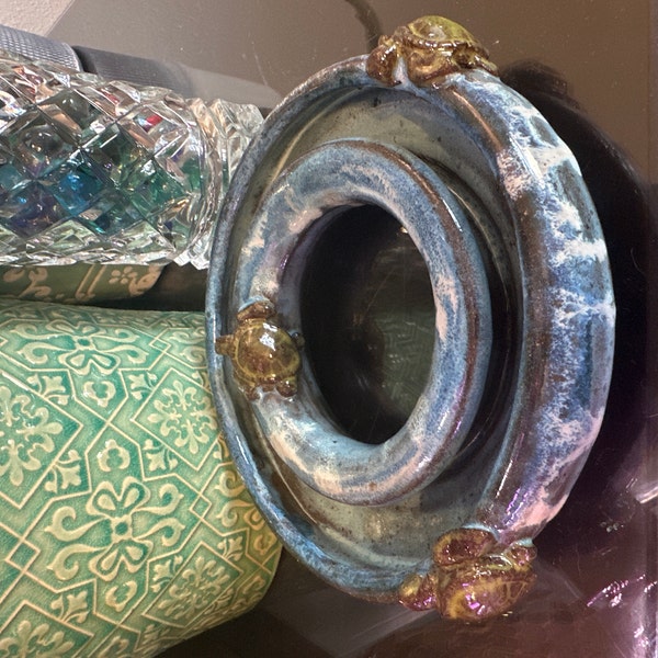 Ceramic Christmas Tree, Green or White, Pottery Tree, Holiday Decor ...