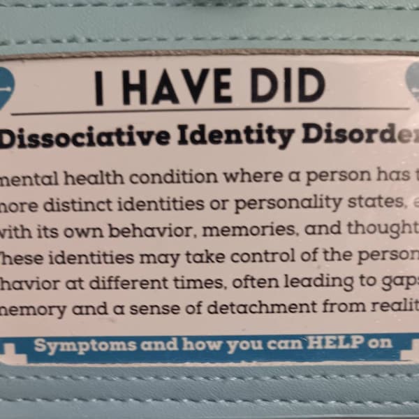 FND Card, FND Medical Alert ID Card for Wallet, Fnd Awareness Gift ...