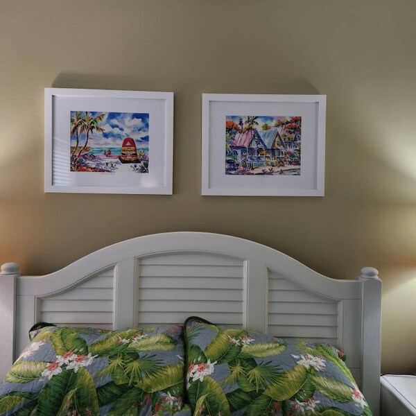 Key West Watercolor Print, Canvas Art, Rooster Print, Duval Street, Key ...