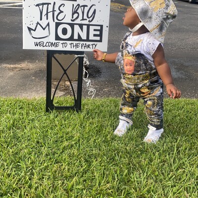 The Big One Birthday Sign, Big One Yard Sign, Hip Hop One Sign, Hip Hop ...