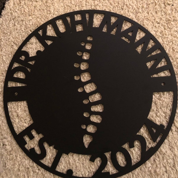 Personalized Chiropractic Sign, Chiropractor Sign, Chiropractor Gift ...