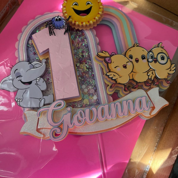 Cánticos Cake Topper, Pollitos Cake Topper,cánticos Party Theme ...