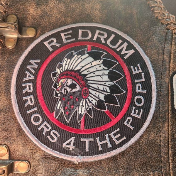 Distressed Redrum Gray Warriors for the People - Etsy