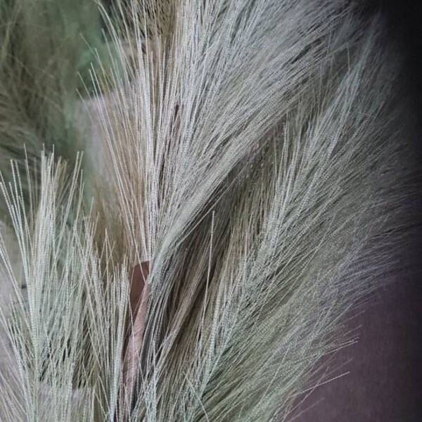 X3 STEMS 115cm Extra Large Tall Fluffy TAUPE Fake Faux Artificial ...