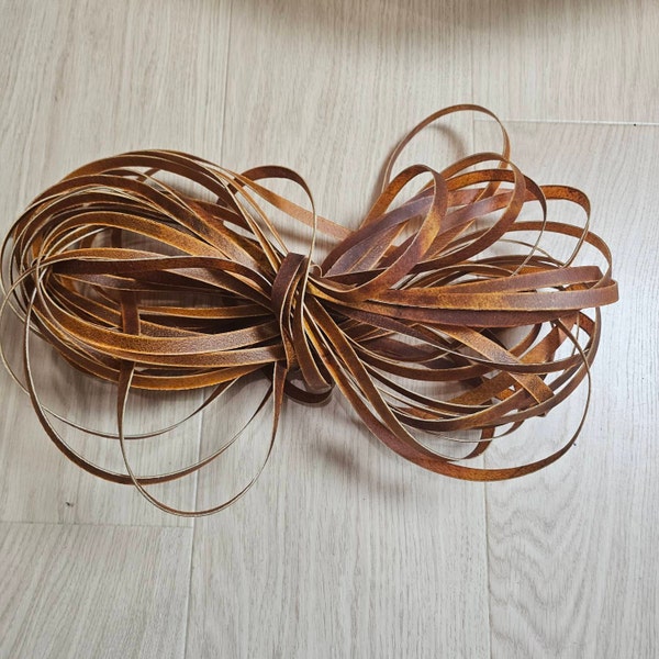 Lacing Rawhide, Medium Thick Buffalo Skin Rope for Drum Making. /1cm by ...