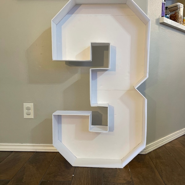 Huge BLOCK Numbers TEMPLATES | 42in - Etsy