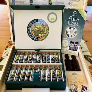 Bach Flower Essence Complete Kit in Wooden Case. Practitioner Remedy ...