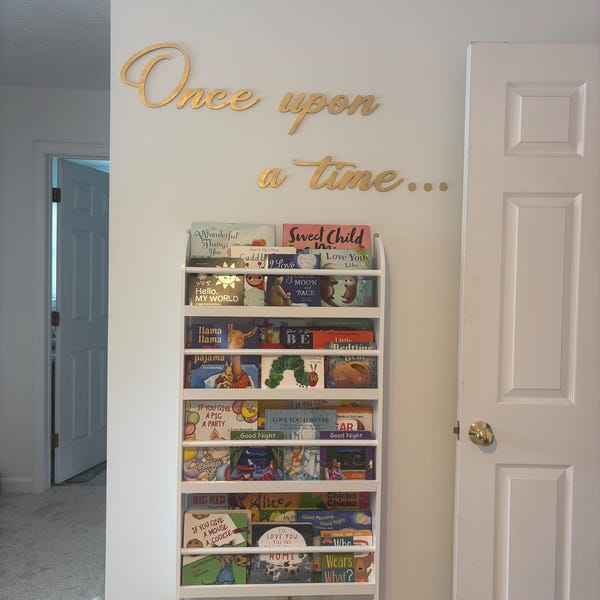 Once Upon A Time Wall Sign | Once Upon A Time Wall Sign Nursery Wall ...