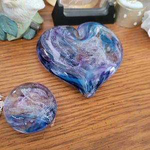 Memorial Glass Orb, Cremation Glass, Keepsake, Rainbow Bridge, Loved ...