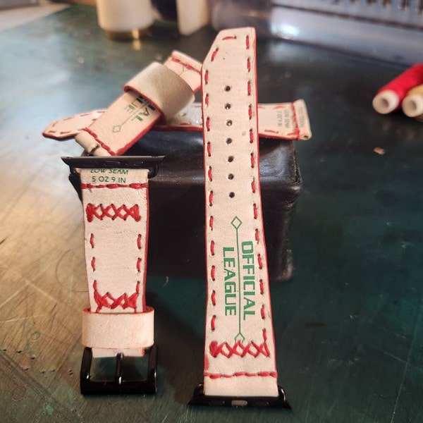 45, 44, 42, 41, 40, 38mm Apple Watch Strap Pattern, Leather Apple Watch ...