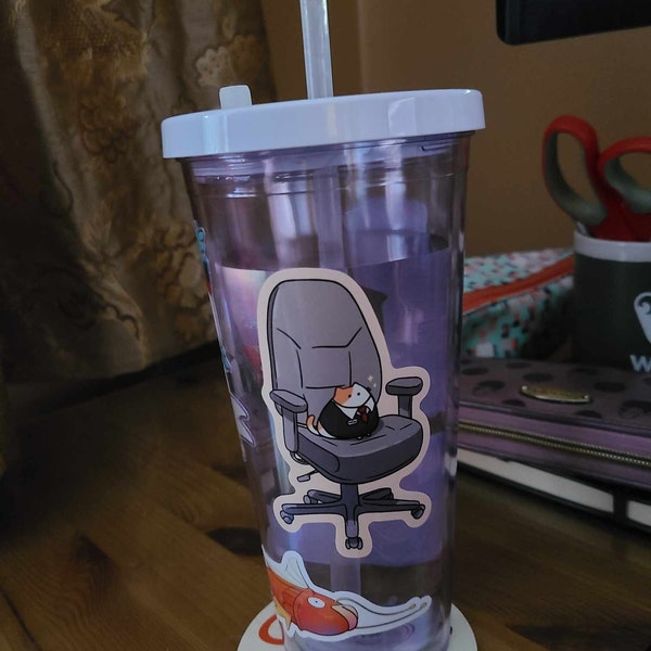 Boss Kitty Sticker / Cat Sticker / Vinyl Sticker / Journaling ...