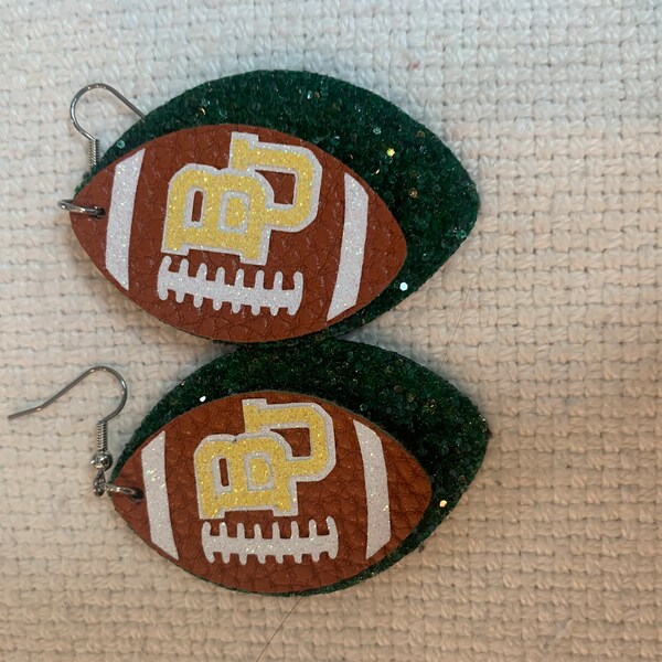 Custom Football Jersey Number Earrings - Etsy