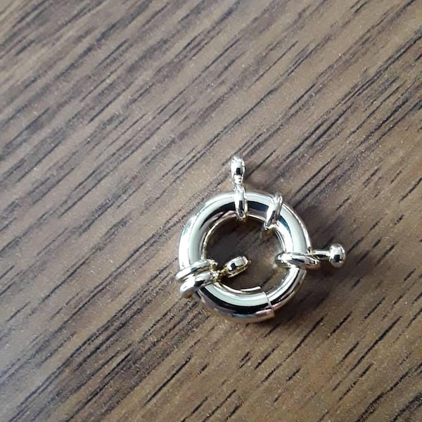 18K Gold Sailor Clasp,round Clasp,sailor Clasp for DIY Jewelry Making ...