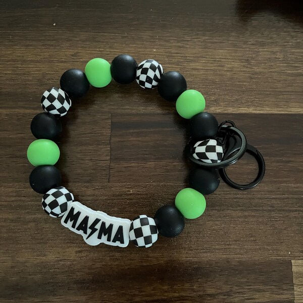 Smiley Face Keychain | Keychains | Silicone Beads | Simple Keychains ...