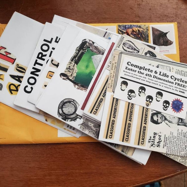 Old and Obsolete Bundle // 1-3 // Collage Zine Surrealism Media Vintage ...