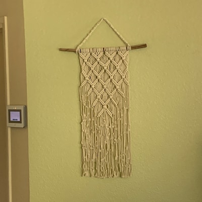 Long Macrame Wall Hanging - Etsy