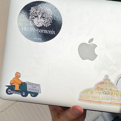 The Simpsons Vinyl Sticker Blinky the Fish Three-eyed Fish Laptop Decal ...