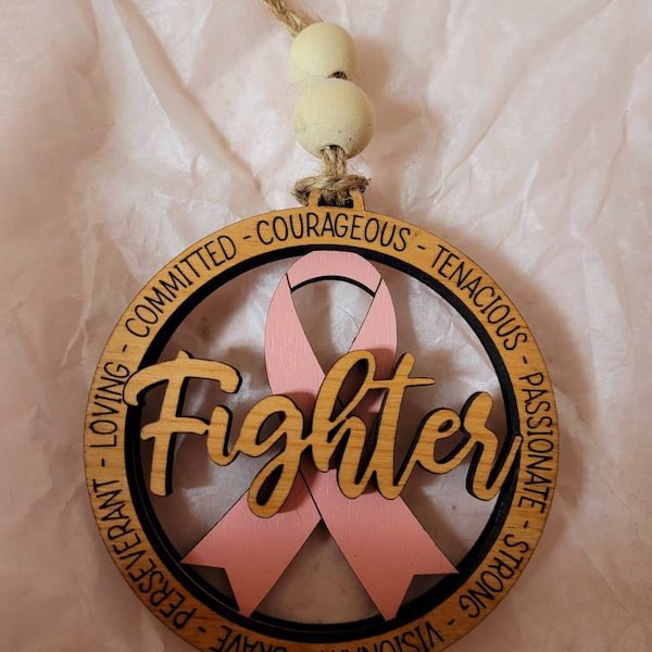 Cancer Awareness Ornament/cancer Fighter Ornament/cancer Hope Ornament ...