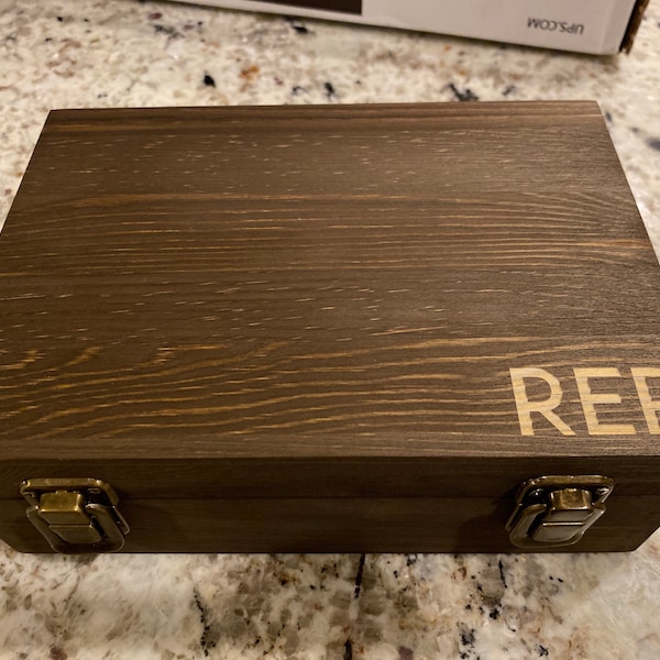 Personalized Wooden Gift Box, Engraved Name Box, Wooden Keepsake Box ...