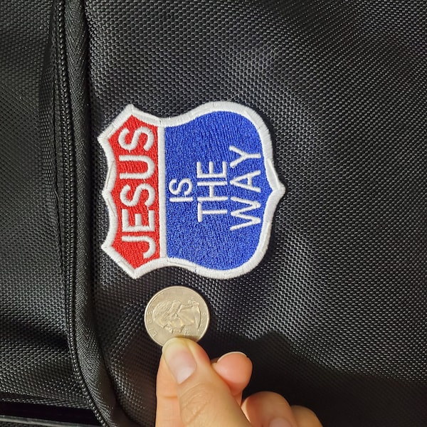 Jesus is the Way Embroidered Patch - Etsy
