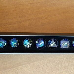 Floating Green Pupil Dragon's Eye Liquid Core Dice Set - Etsy