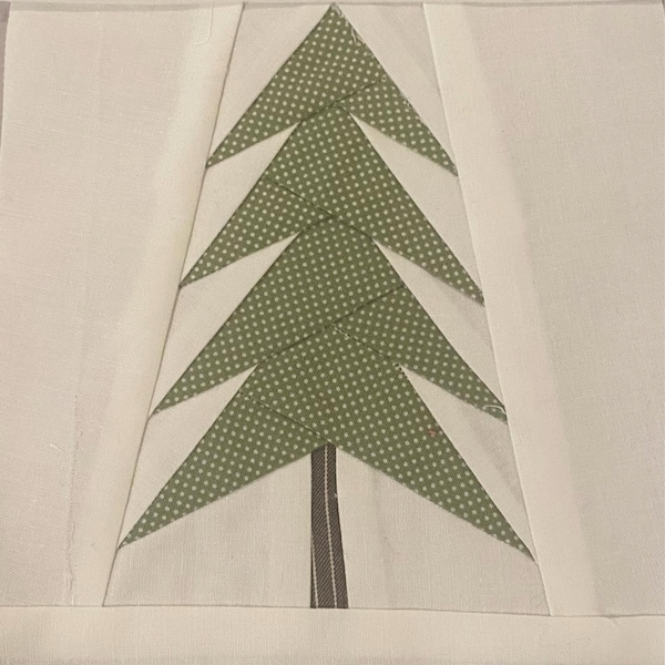 Christmas Tree Paper Piecing Pattern, PDF - Etsy